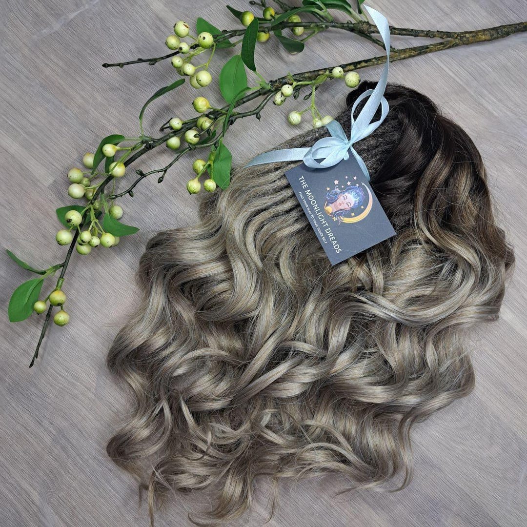 Ready to Ship: 58 DE Ash Wheat Blonde With Brown Roots BRUSHABLE ...