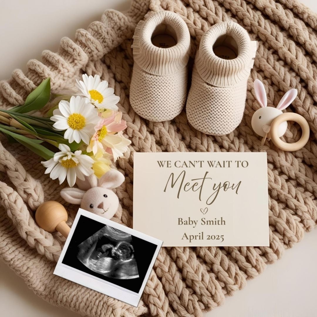 Animated Baby Reveal Video Template: Customizable Canva Design ...
