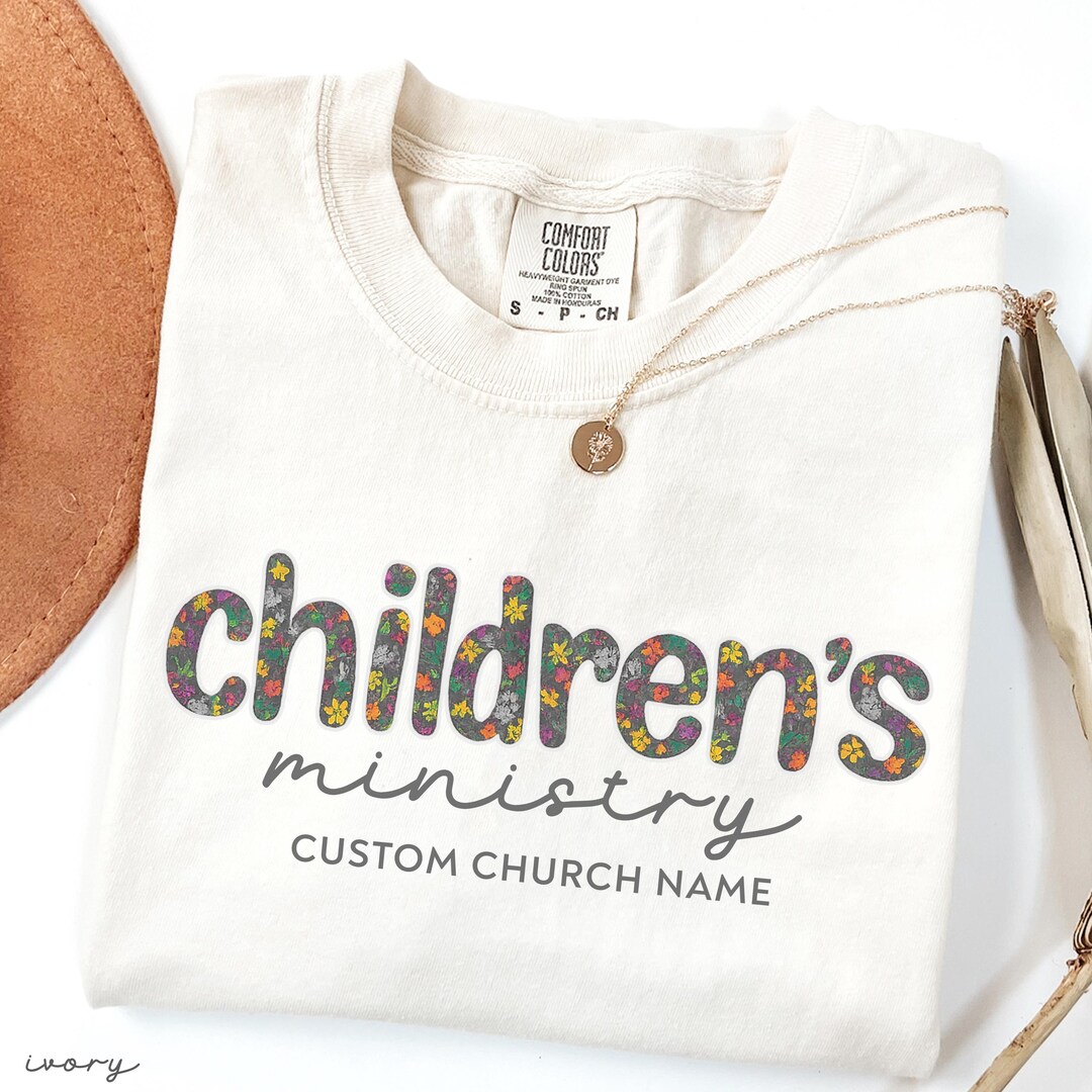 Personalized Children's Ministry Shirt, Custom Christian Tee, Church ...