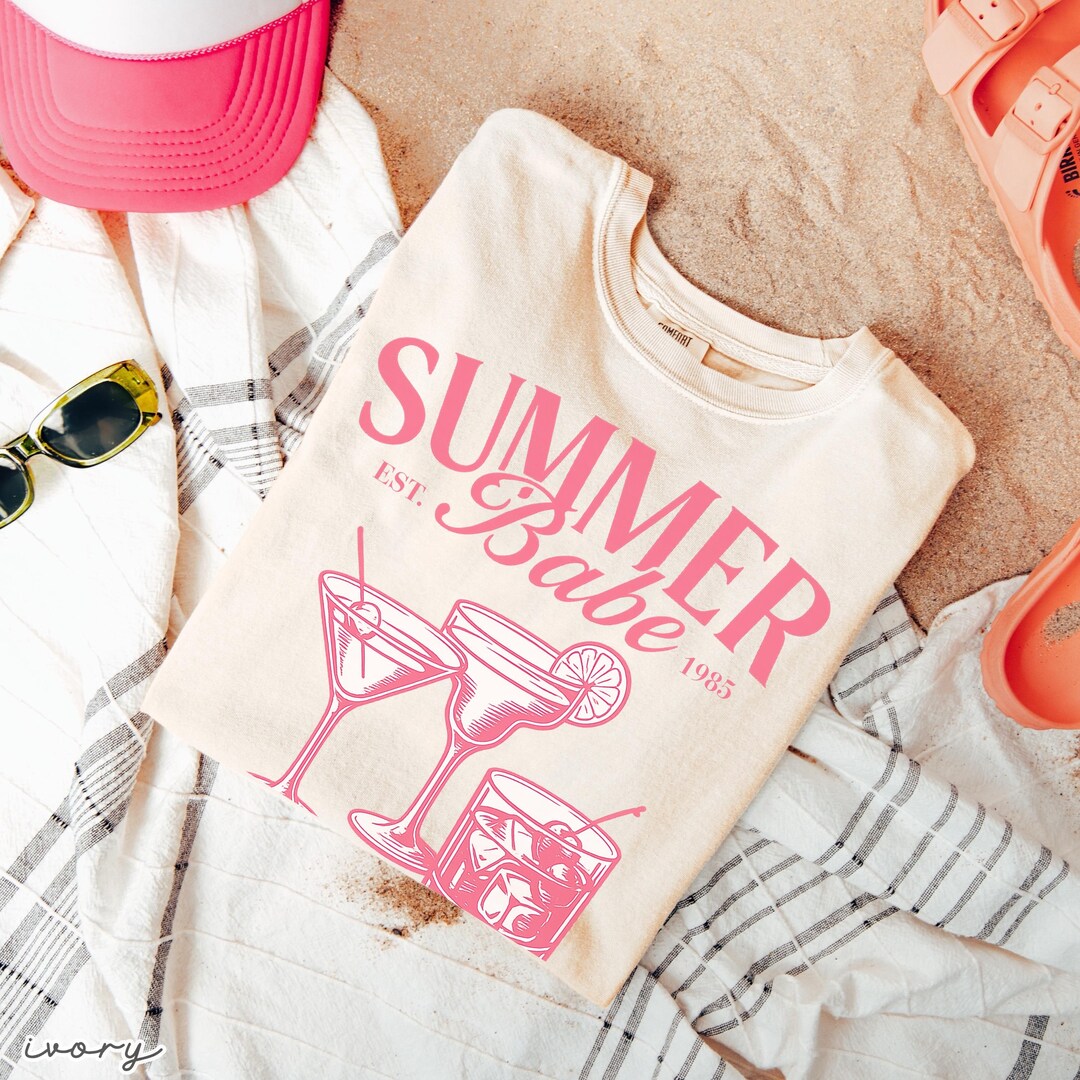 Beach Tshirt, Beach Bum Tee Comfort Colors Summer Shirt, Summer Babe ...
