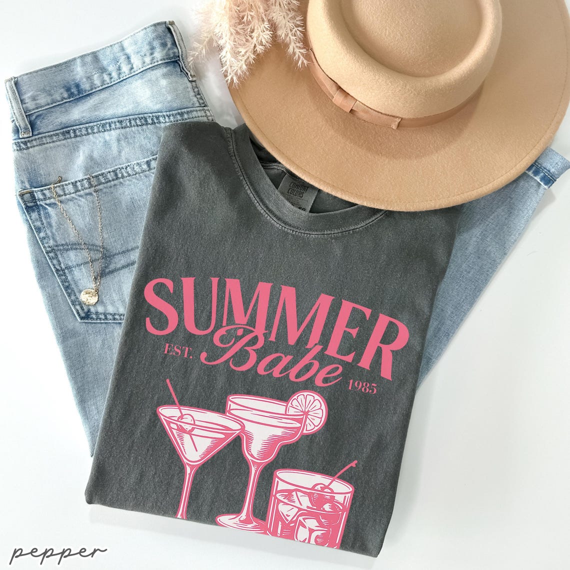 Beach Tshirt, Beach Bum Tee Comfort Colors Summer Shirt, Summer Babe ...