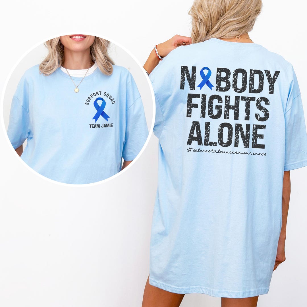 Personalized Colorectal Cancer Awareness Family Matching Shirt: Custom ...