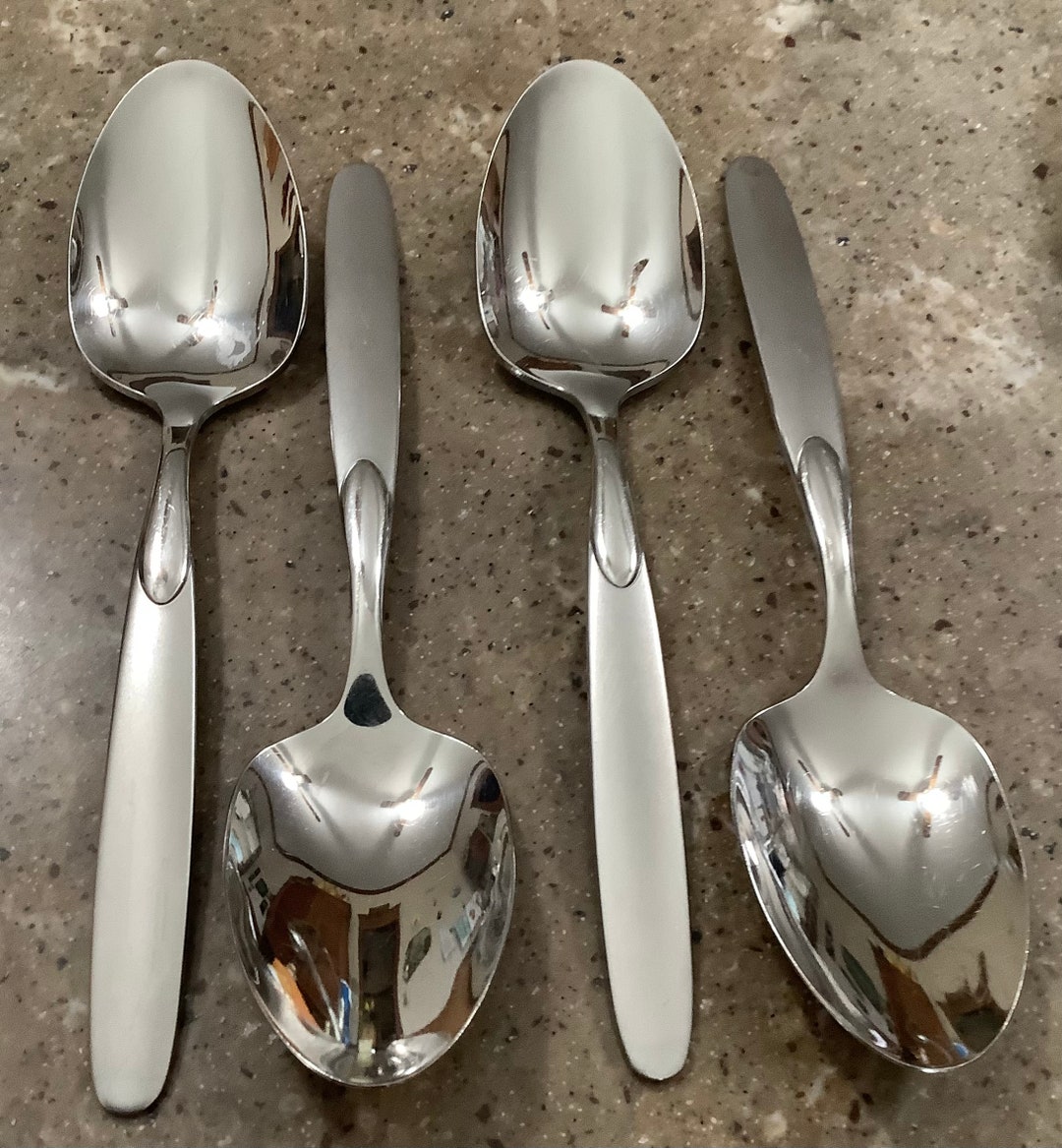 Vintage Oneida Paradox Stainless Soup Spoon 4 Piece Flatware Set - Etsy