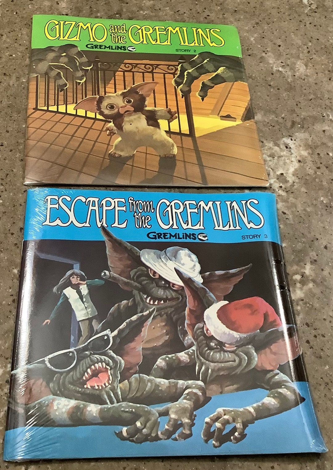 Vintage Gremlins Record Story Book 2 Piece Set Sealed Gizmo Read Along ...