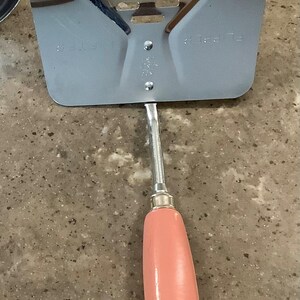 Vintage Ekco Stainless Wood Pink Handle Cooking Utensil 2 Piece Set ...