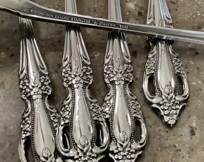 Oneida Cutlery Oneida Raphael Stainless Steel – Glossy Silverware (USA ...