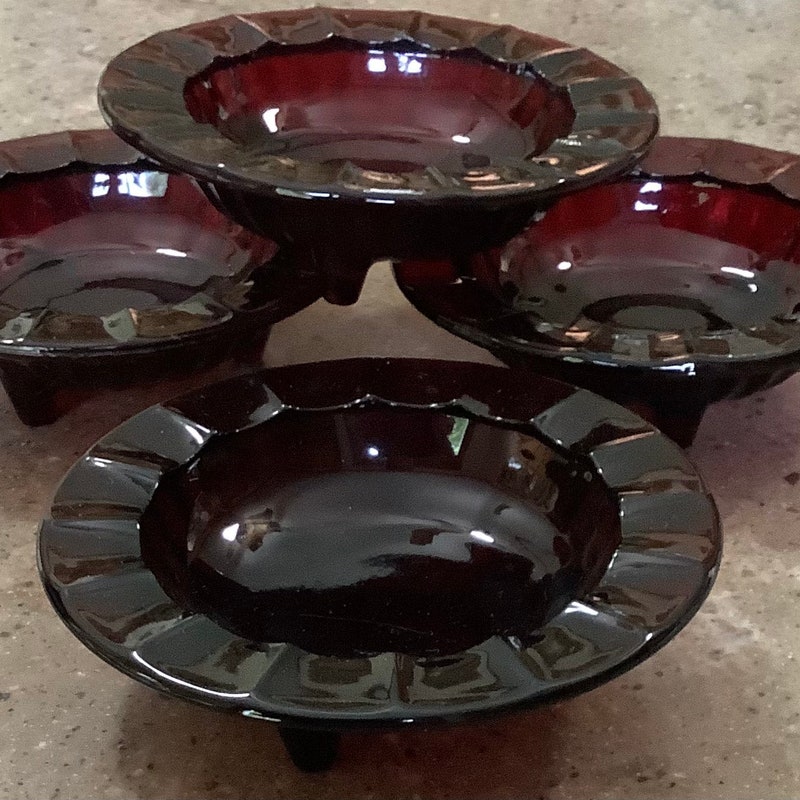 Red Ashtray - Etsy