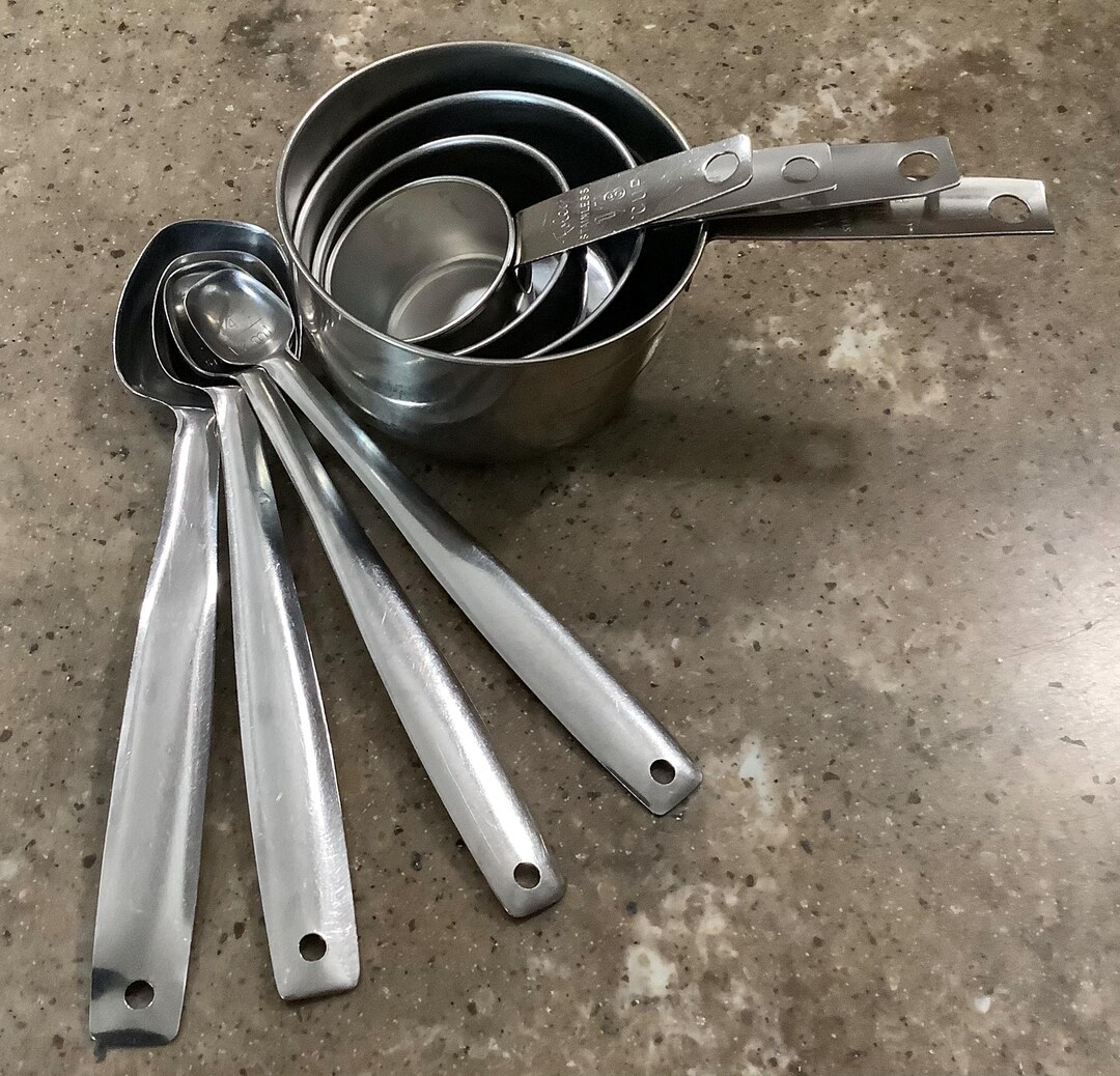 Vintage Foley Measuring Cups Spoons 8 Piece Set Farmhouse Kitchen - Etsy