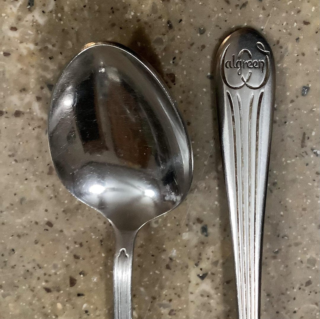 Vintage Walgreens Drug Store Silco Stainless Teaspoon Restaurant Ware ...