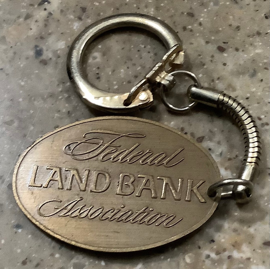 Vintage Federal Farmers Land Bank Keychain Golden Anniversary ...