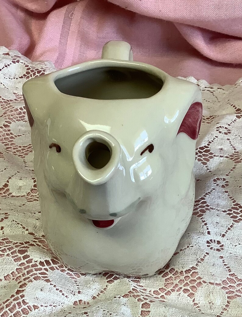 Vintage Shawnee Elephant Pottery Creamer Figural Pitcher - Etsy