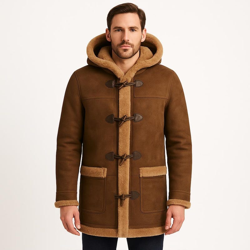 Duffle Coat Sheepskin - Etsy