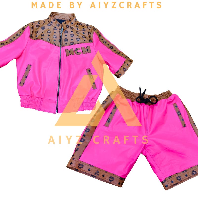 Pink Mcm Clothing - Etsy