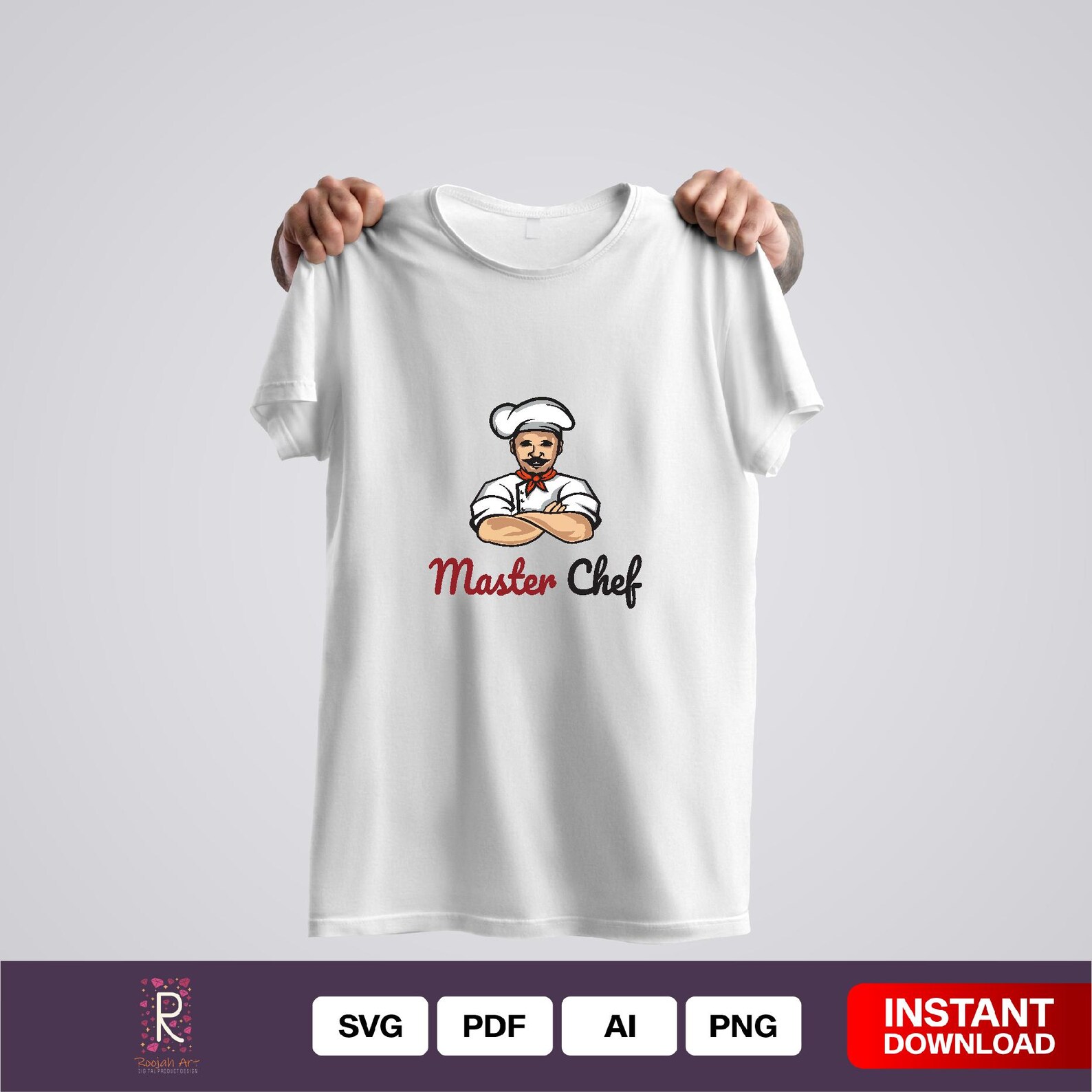 Vector Design of Chef With Folded Arms - Sleek and Stylish Digital ...