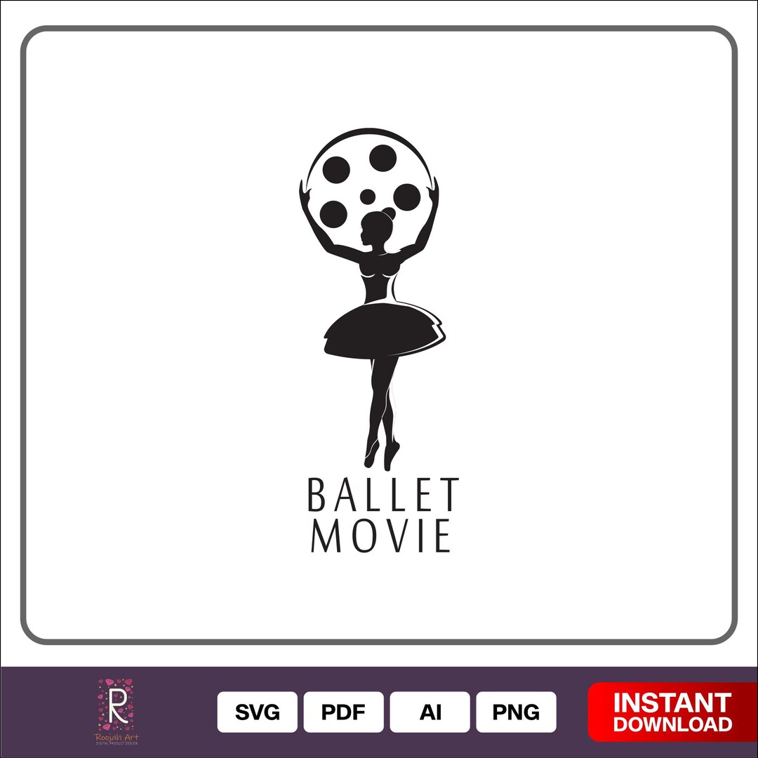 Ballet Dancer Symbol Creative Movie Design for Brand Logo | Unique Art ...