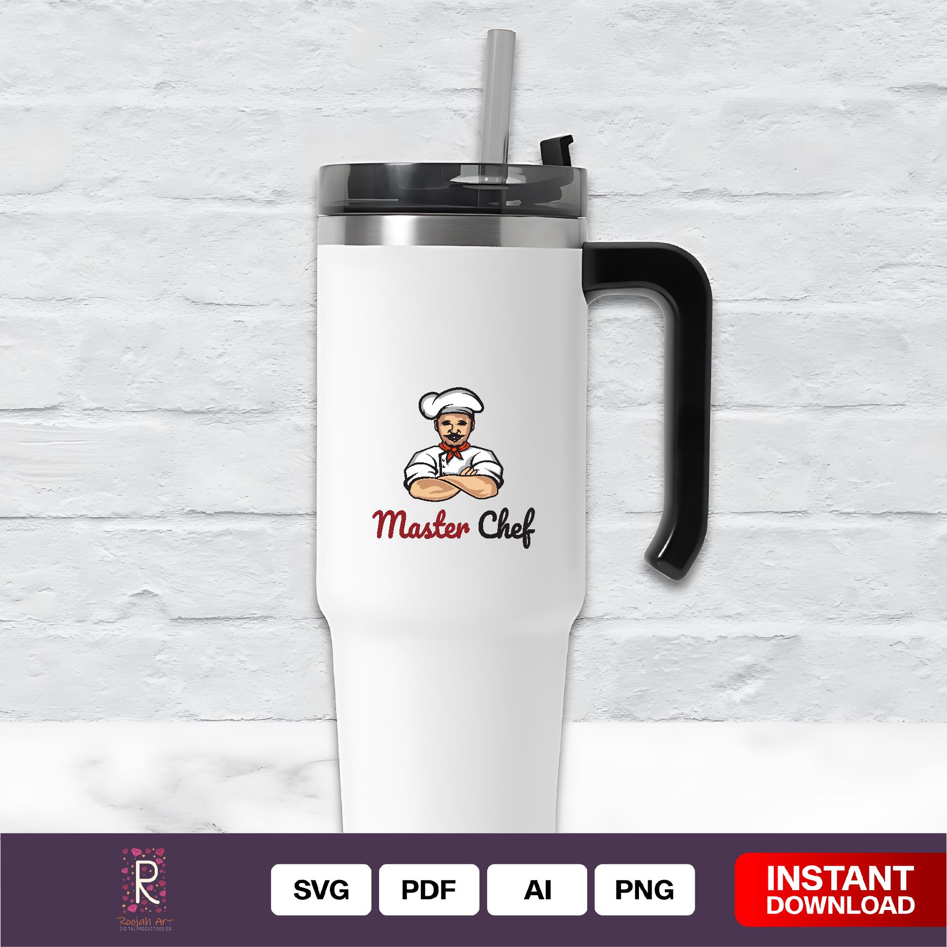 Vector Design of Chef With Folded Arms - Sleek and Stylish Digital ...