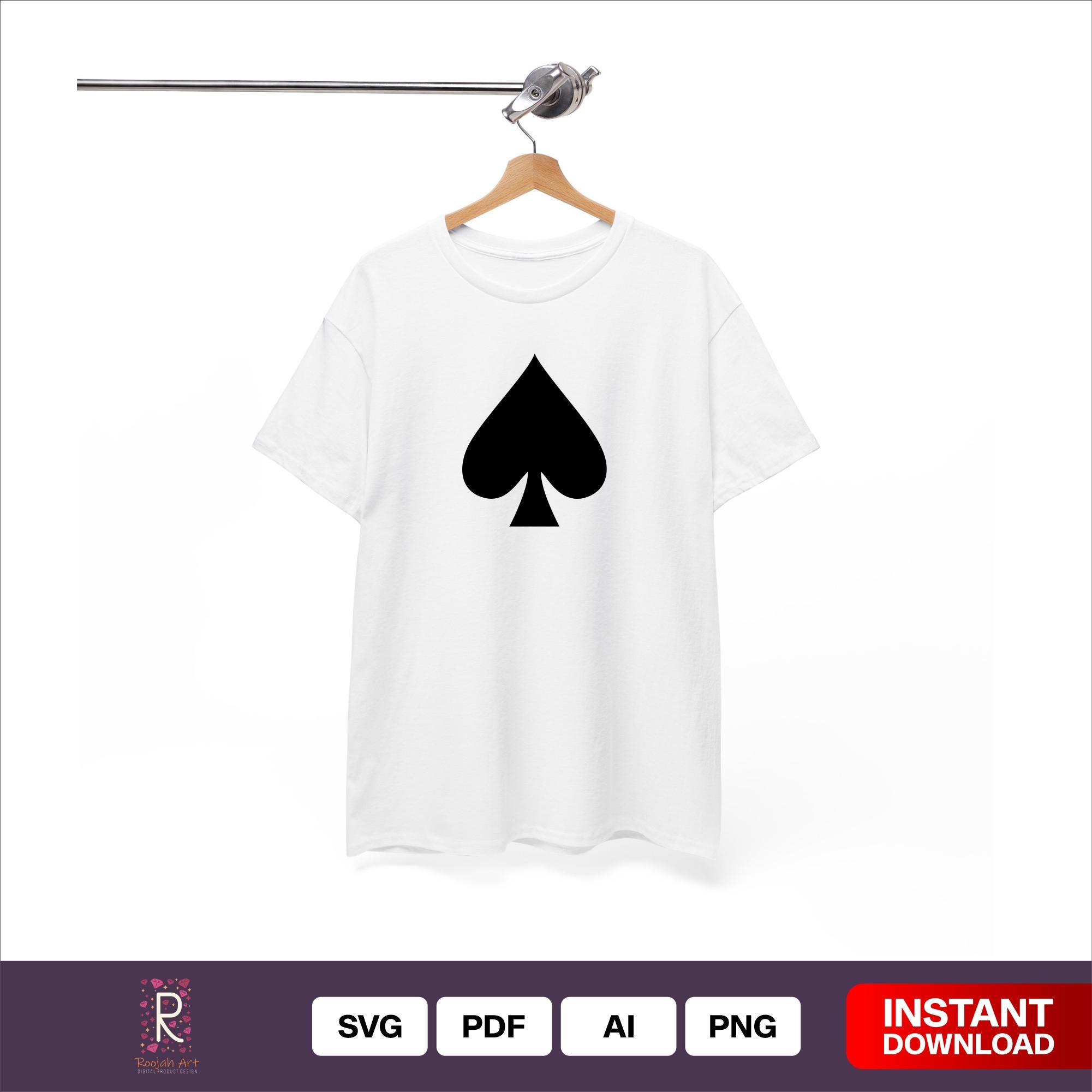 Spade Symbol Svg, Spade Svg, Ace of Spade Symbol, Cute, Playing Cards ...