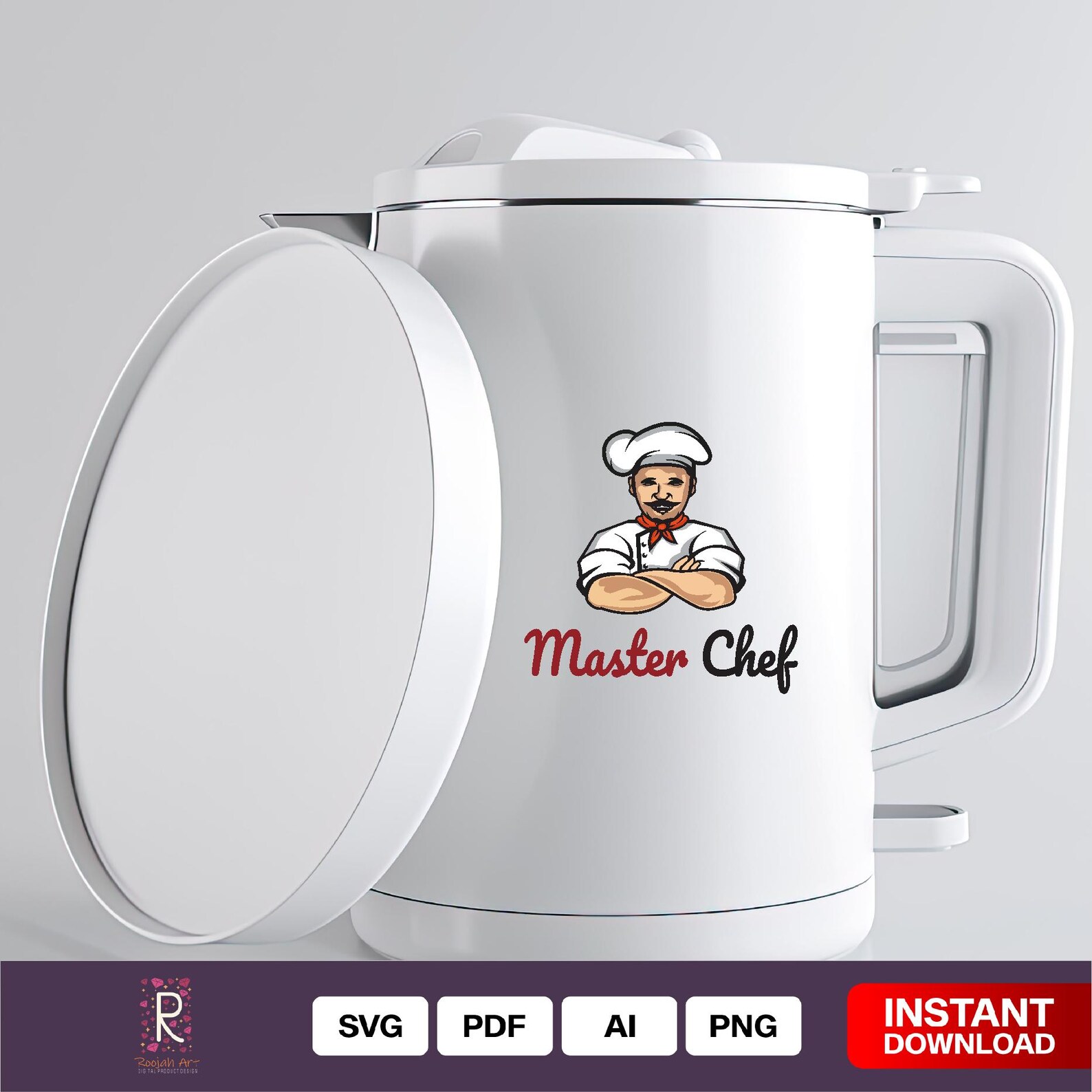 Vector Design of Chef With Folded Arms - Sleek and Stylish Digital ...