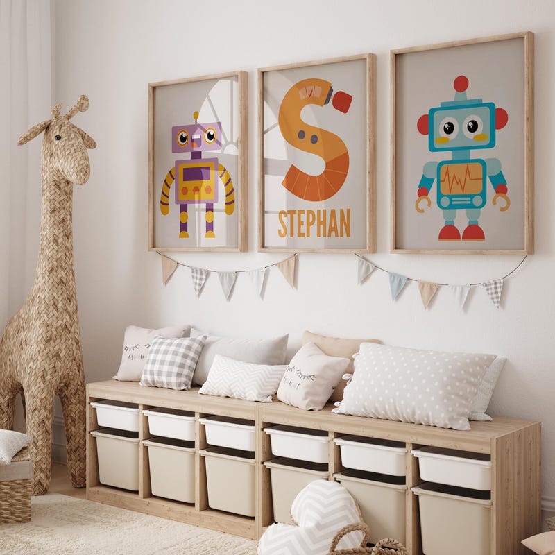 Robot Nursery - Etsy