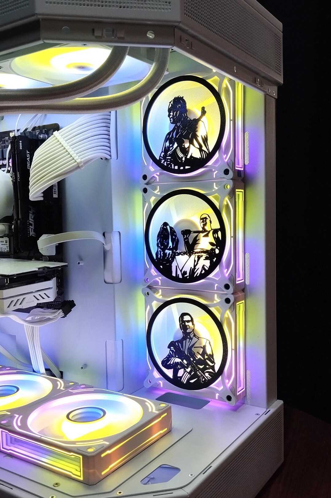 GTA 5 Grand Theft Auto V 120x120mm Gaming Computer Pc Artisan Fan Grill ...