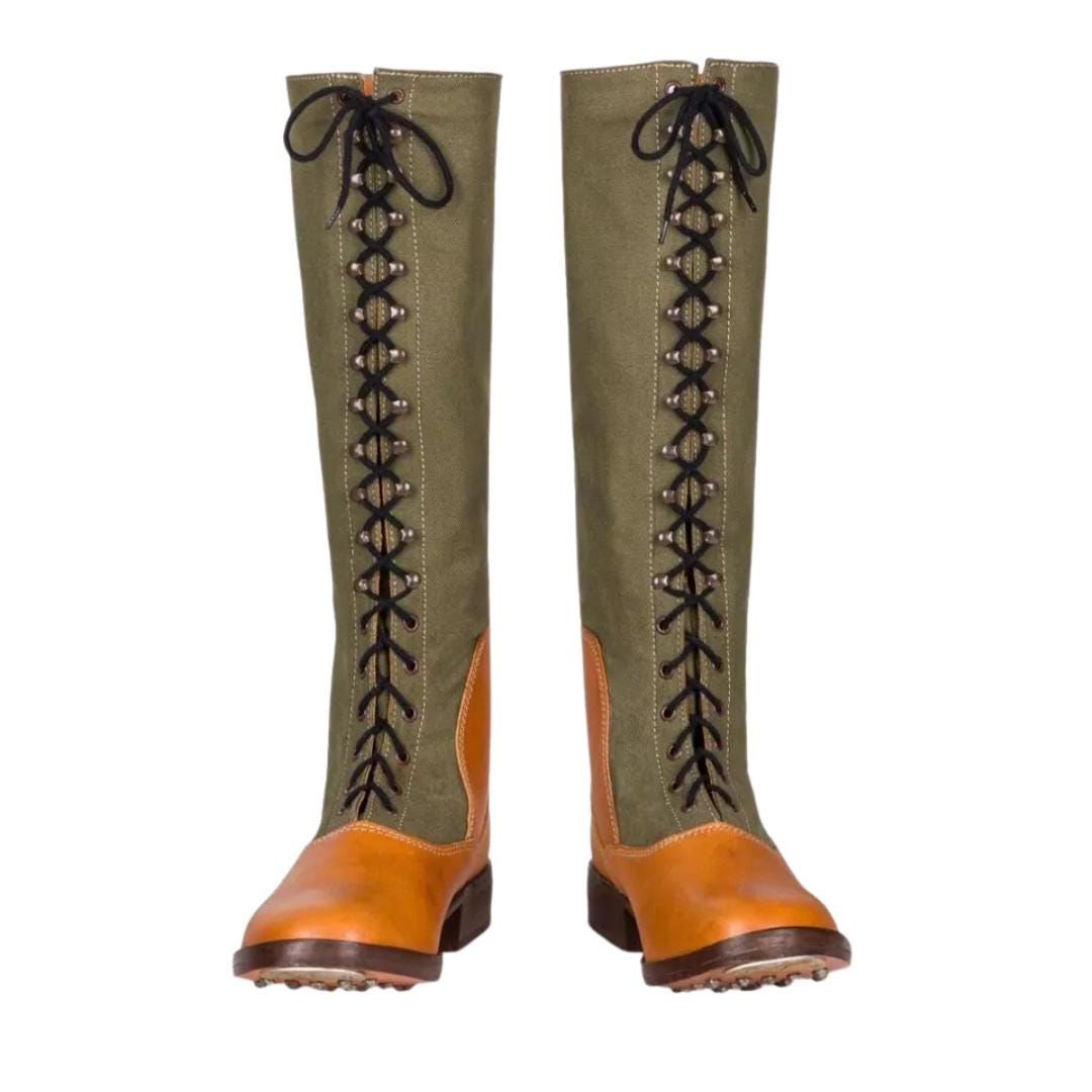 Hand Made - WH DAK German Tropical High Boots, WW1 Vintage Boot, Long ...