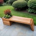 Modern Outdoor Bench Plan: Wood Garden Bench With Planter DIY Furniture ...