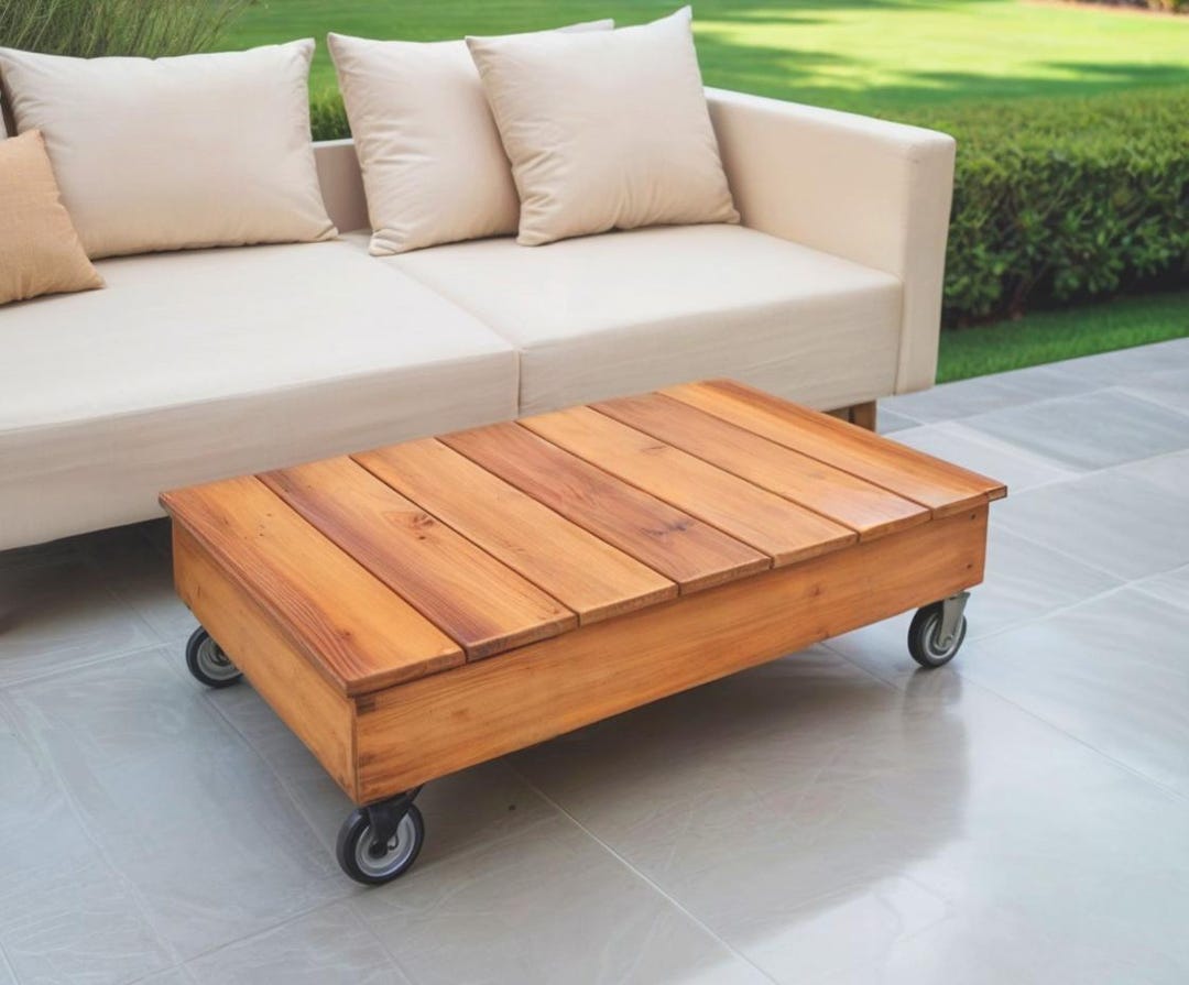 DIY Coffee Table Plan, Outdoor/indoor Coffee Table, Modern Style Coffee ...