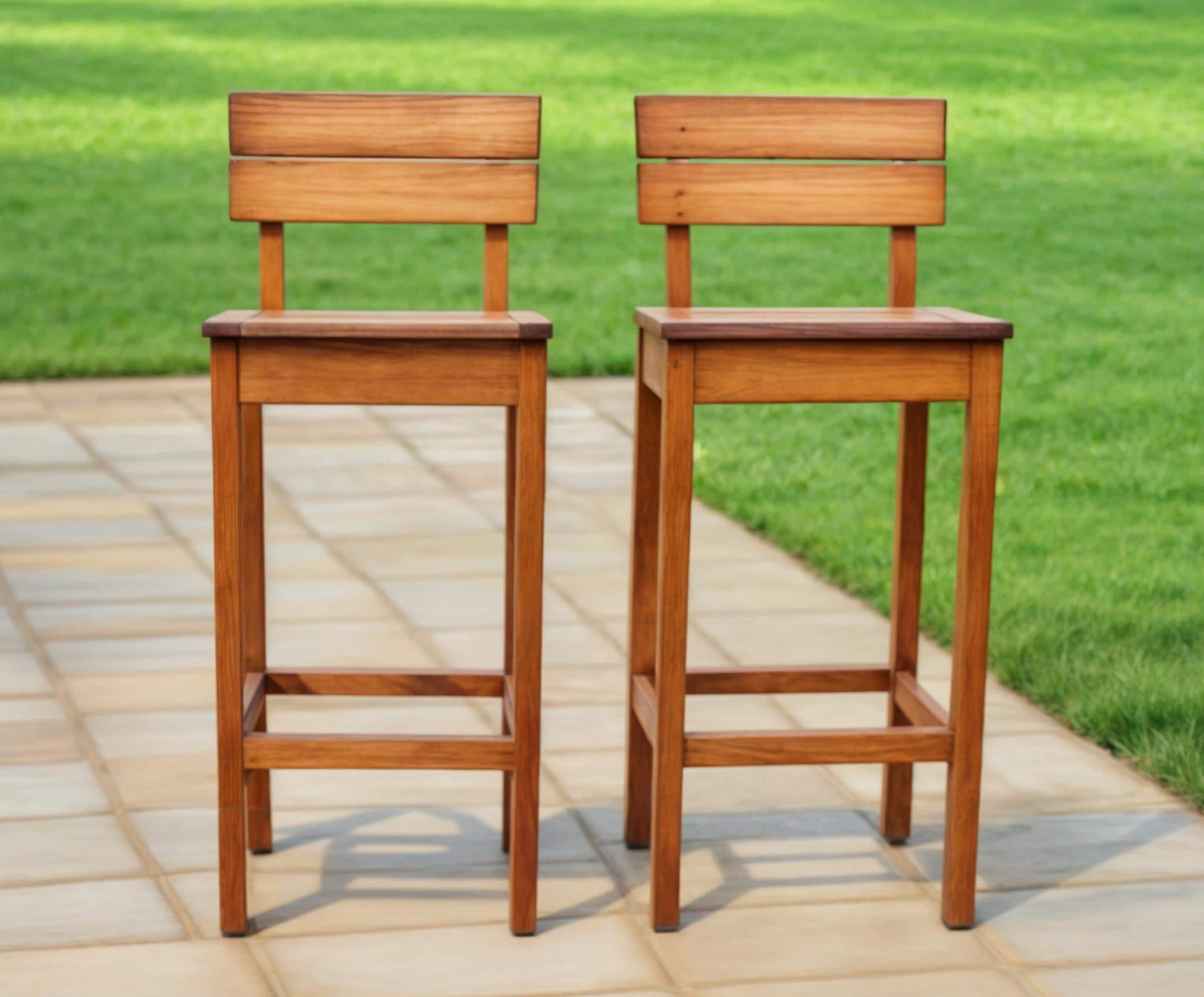 DIY Bar Stool With Back Rest Plan, Outdoor Bar Stool, Easy Bar Stool ...