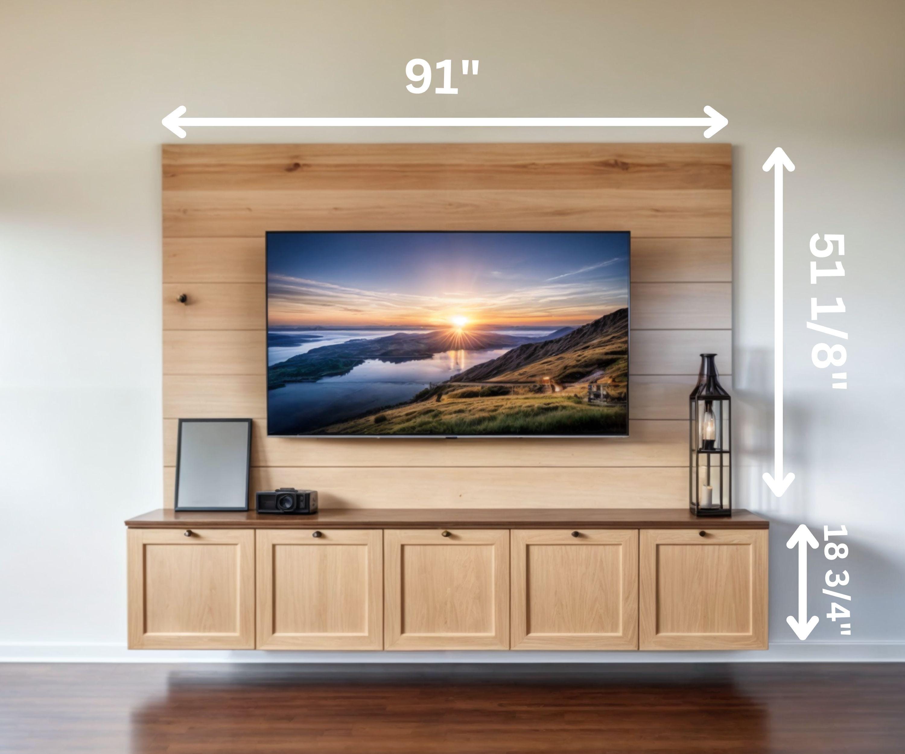 DIY Floating TV Console Plan: Modern Media Center (PDF Download) - Etsy