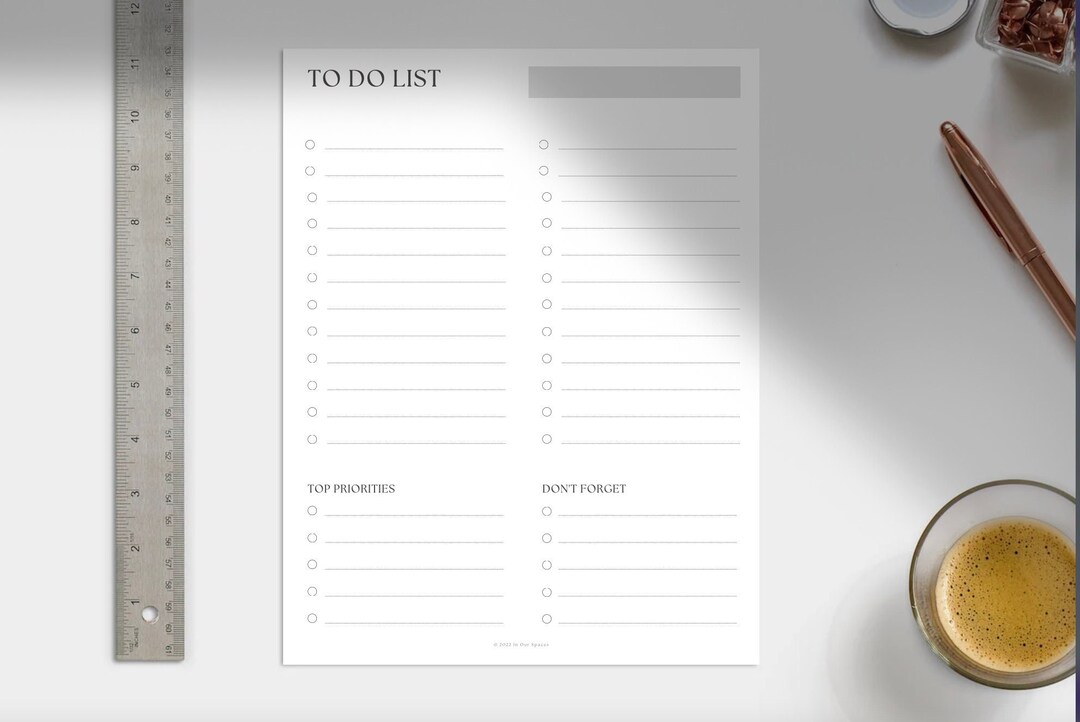 Simple to Do List Printable - Etsy