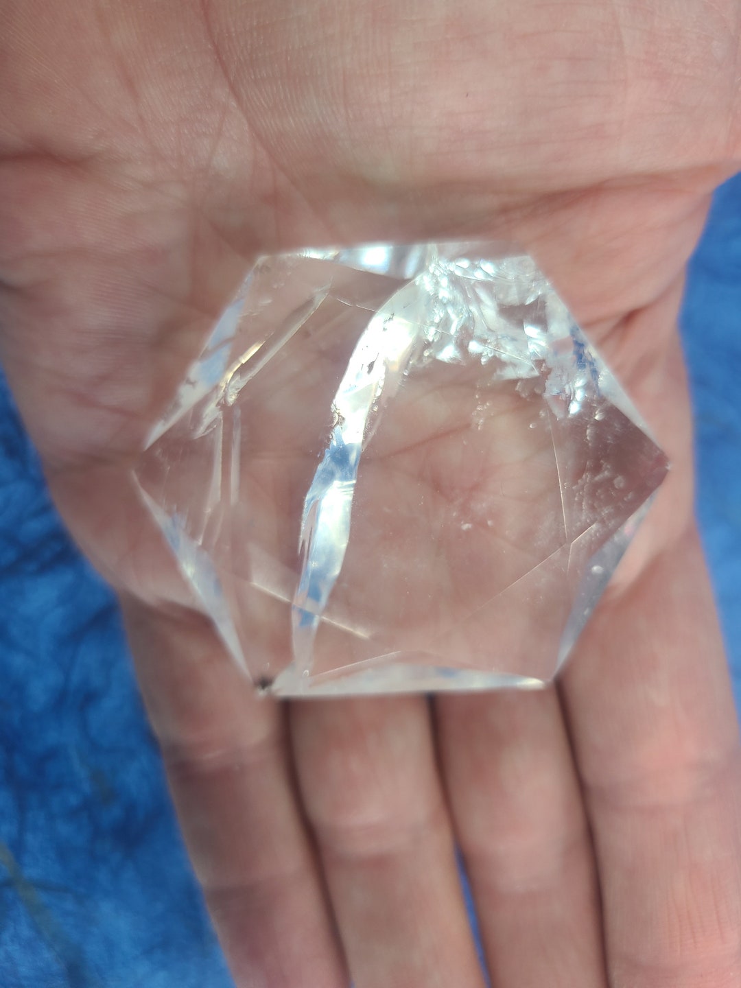 Clear Quartz Hexagonal Crystal 55mm Wide X 14.2mm Thick - Etsy