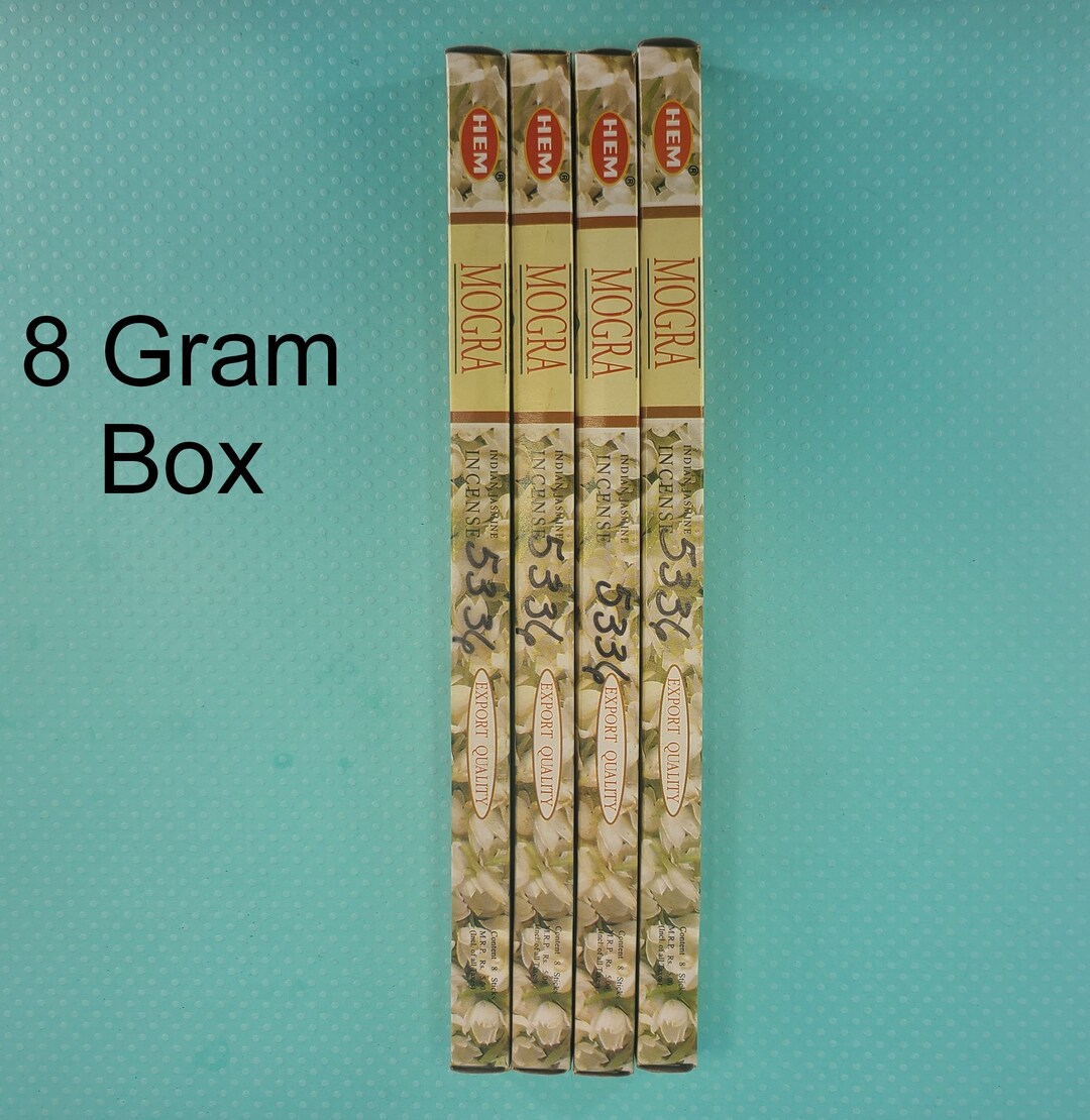 HEM Brand Precious Mogra (jasmine) 8 Gram Incense X 2 Magical Fire - Etsy