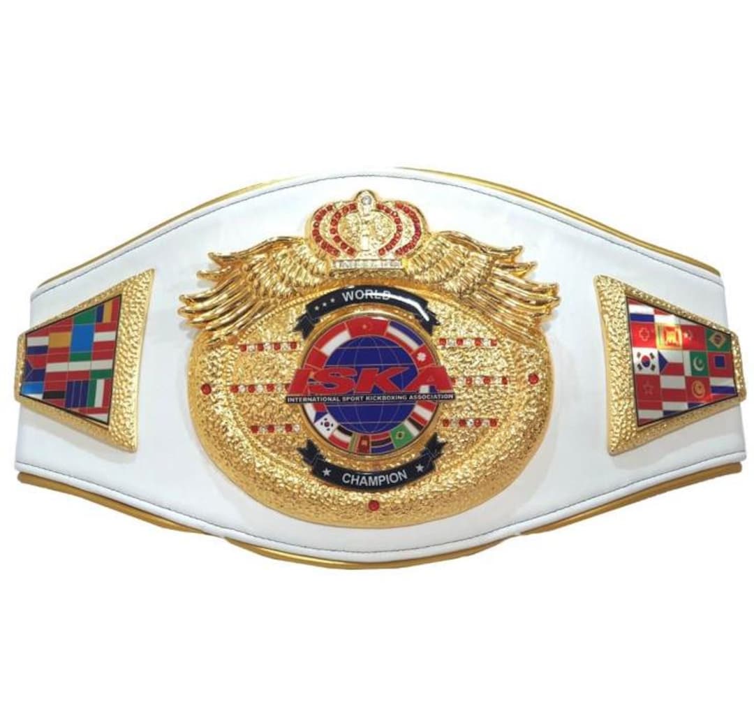 ISKA World Champion Belt Premium Kickboxing & MMA Title Belt - Etsy