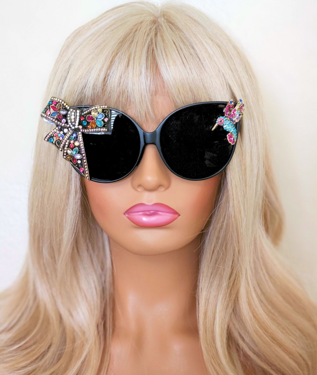 All That Jazz Crystal Sunglasses - Etsy