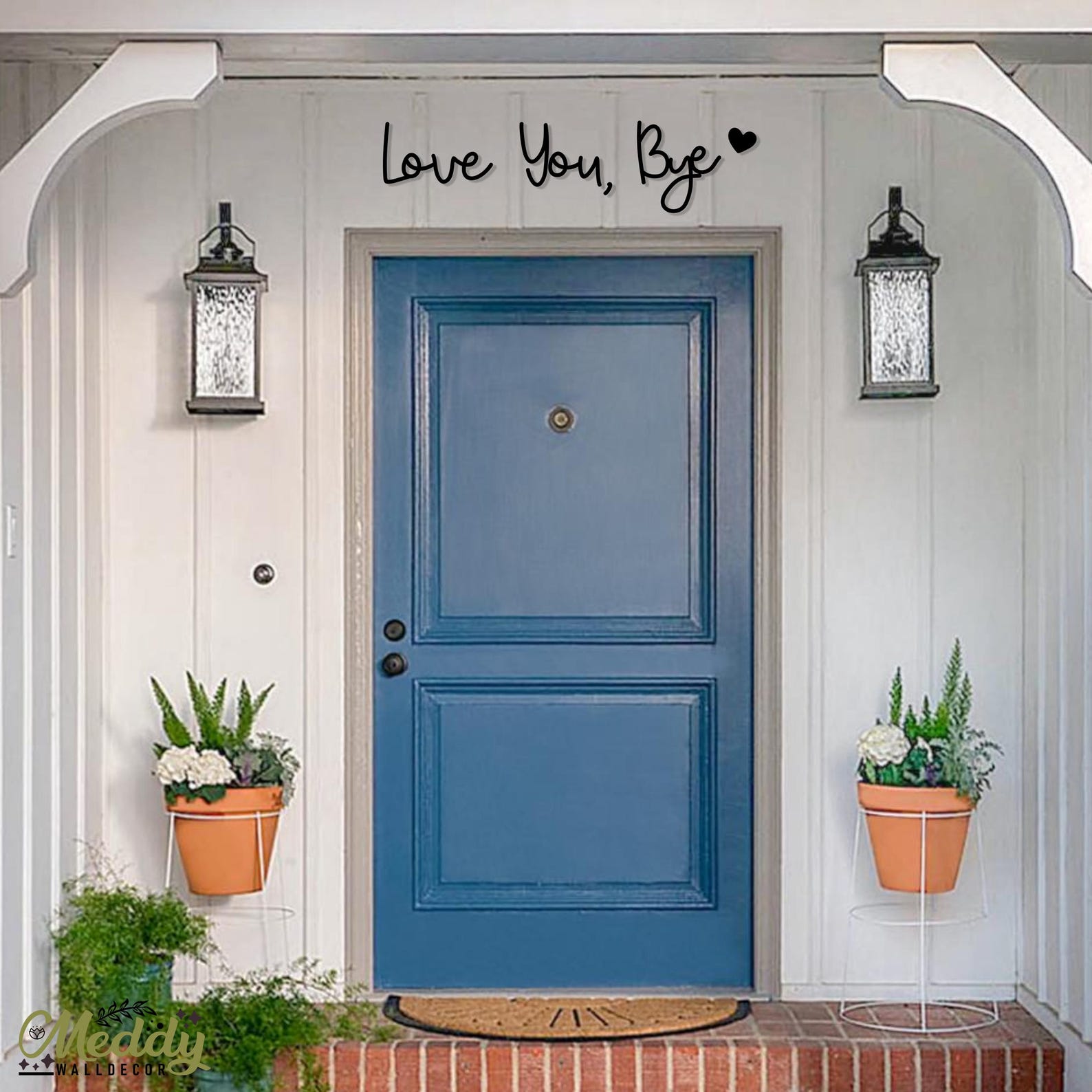 Love You Bye Minimalist Wall Art Wooden Wall Art Bye Love You Wooden ...