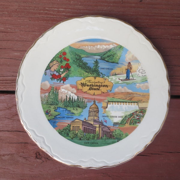 Souvenir Washington State Plates - Etsy