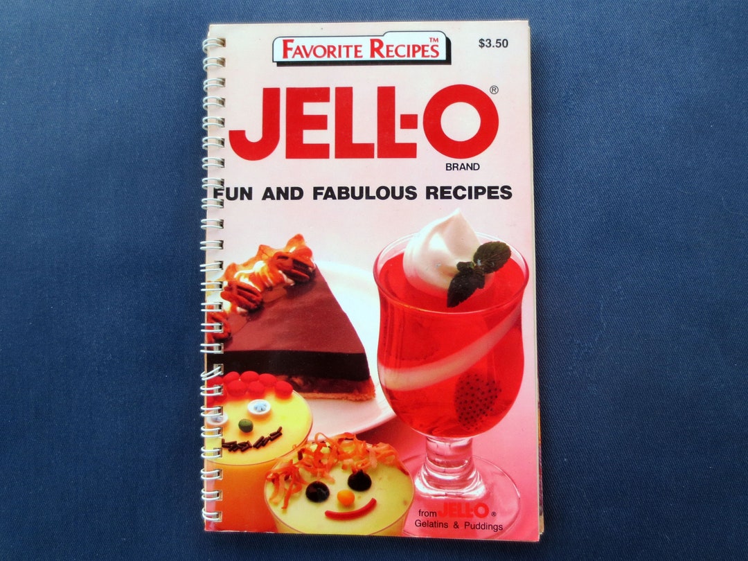 1988 Jello Fun & Fabulous Recipes, Vintage Cookbook - Etsy
