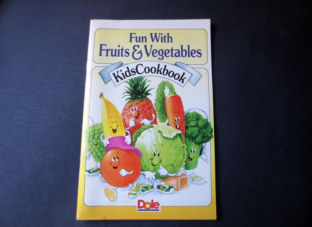 Fun With Fruits & Vegetables Kids Cookbook, Vintage Booklet, Dole - Etsy