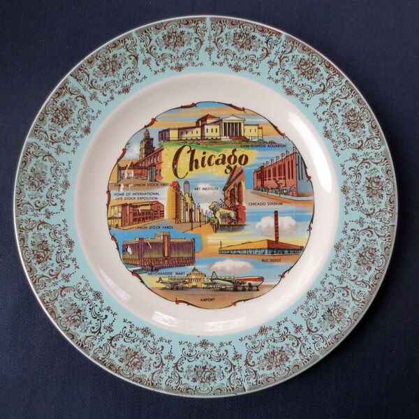 Chicago Souvenir Plates - Etsy