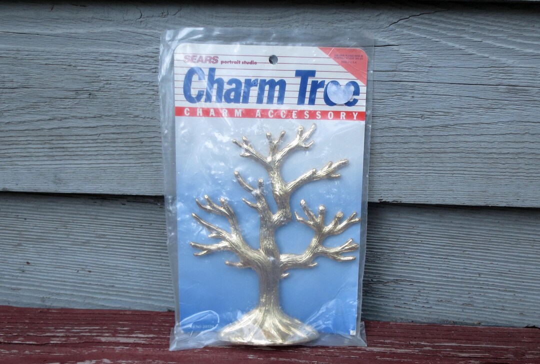 1980s Charm Tree From Sears Portrait Studio, Vintage Jewelry Holder - Etsy