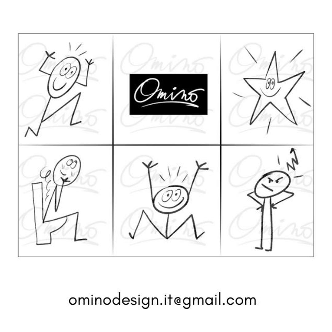Cute and Happy Stick Figures Clip Art Line Illustrations - Etsy