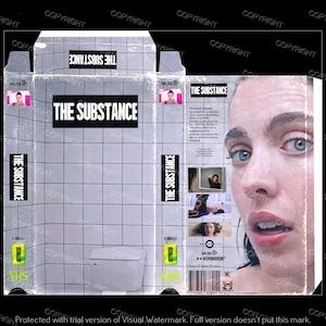 The Substance 2024 Custom Printable VHS Cover/sleeve PNG Download - Etsy