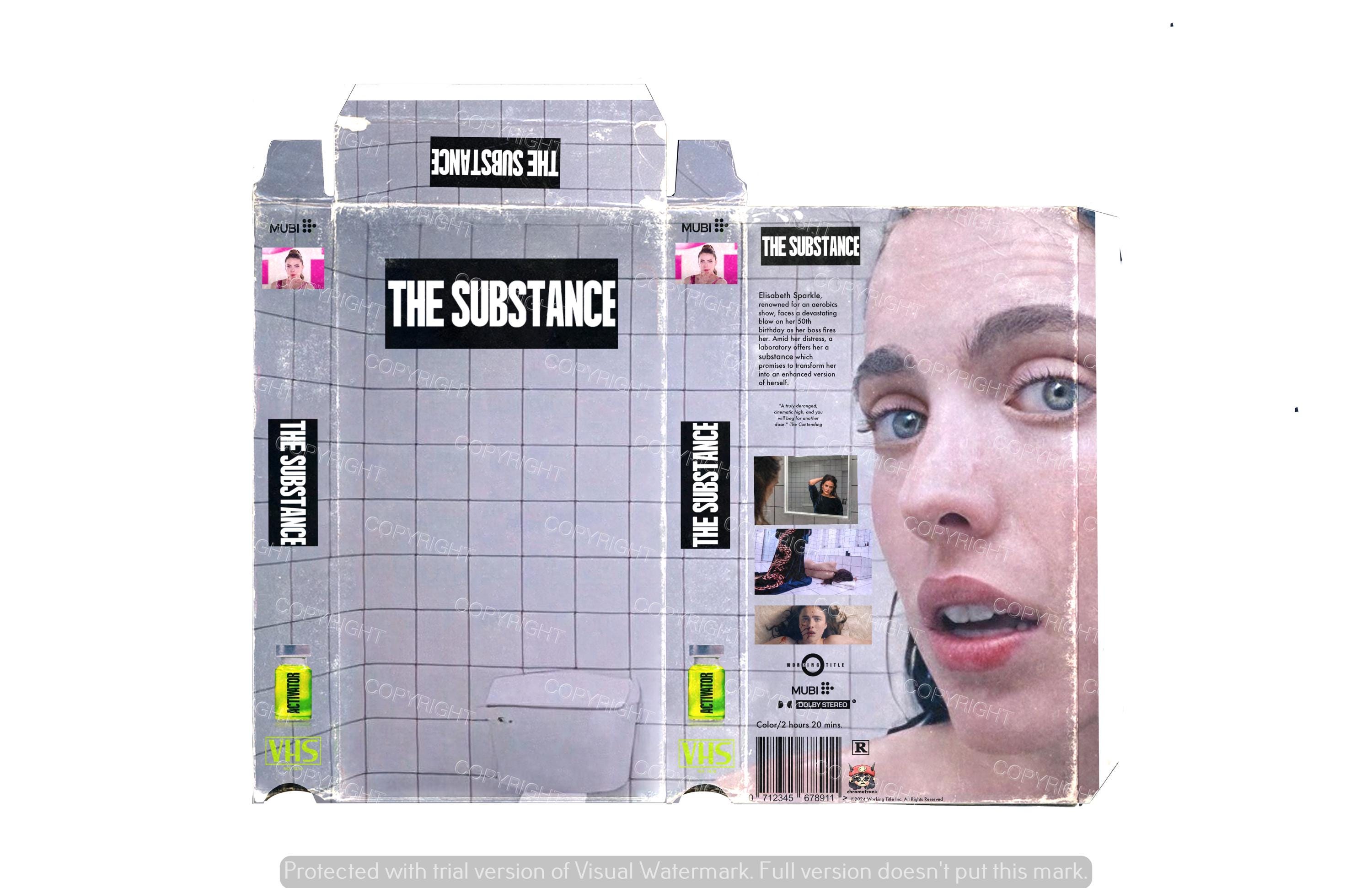 The Substance 2024 Custom Printable VHS Cover/sleeve PNG Download - Etsy