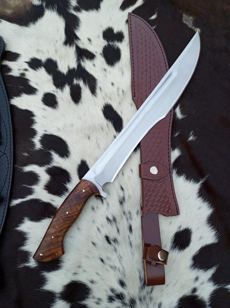 Hand Crafted Machete Knife, Short Sword Camping Machete Knife, Outdoor ...