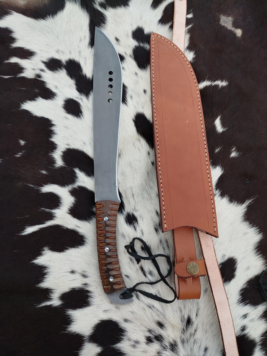 Hand Crafted Machete Knife, Short Sword Camping Machete Knife, Outdoor ...