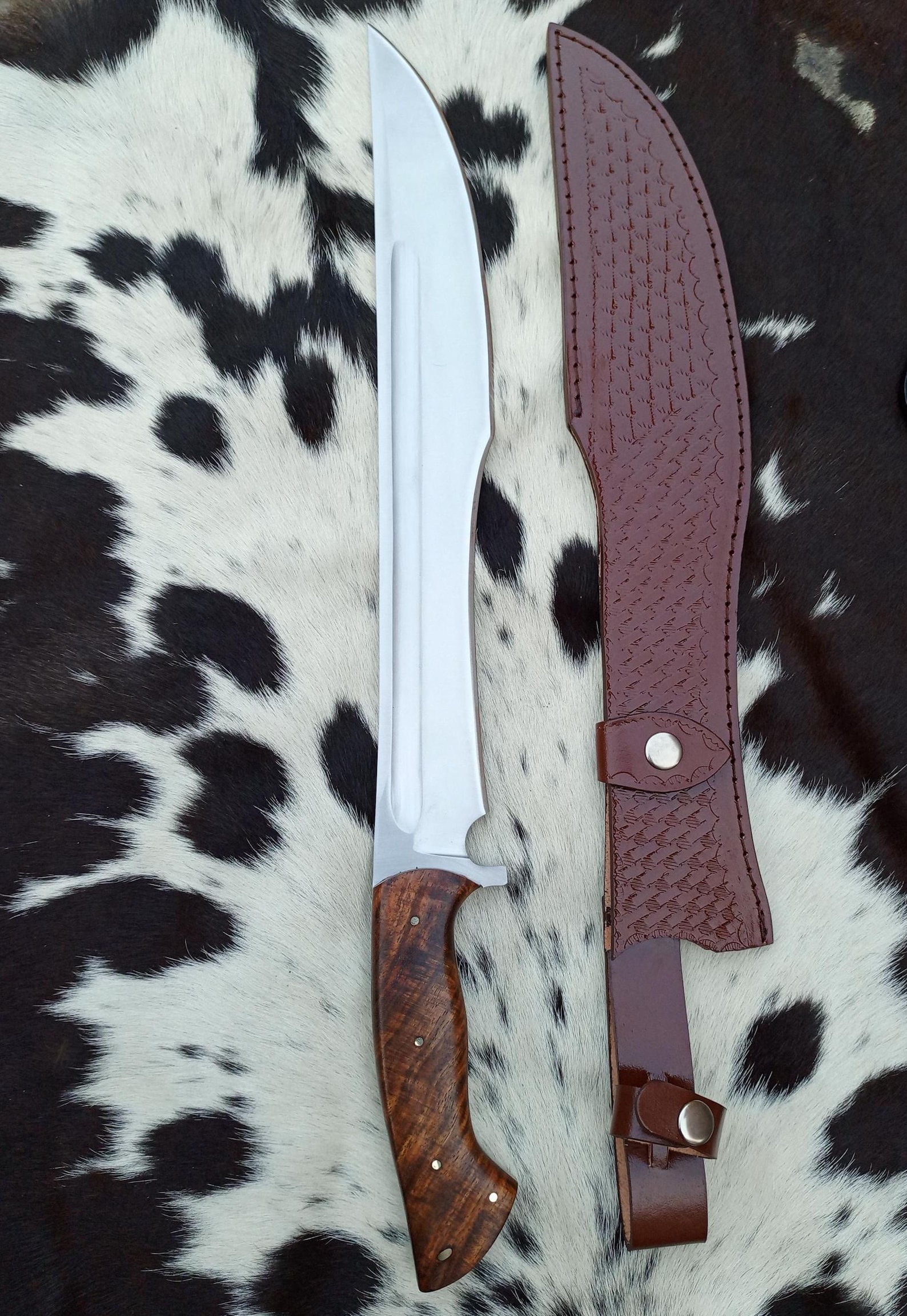 Hand Crafted Machete Knife, Short Sword Camping Machete Knife, Outdoor ...