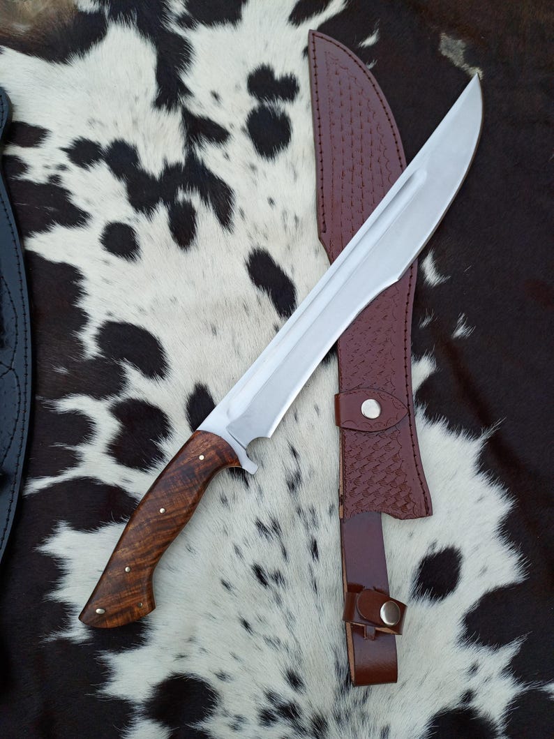 Hand Crafted Machete Knife, Short Sword Camping Machete Knife, Outdoor ...