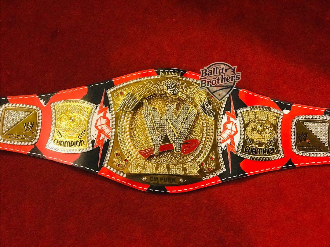 CM P Belt World Heavyweight Championship Belt Replica 2mm Brass - Etsy