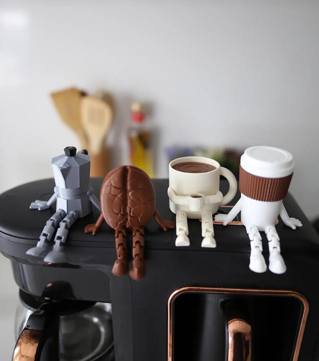 Funny Coffee Mug Figurine – Cute Character Cup With Legs | Quirky ...