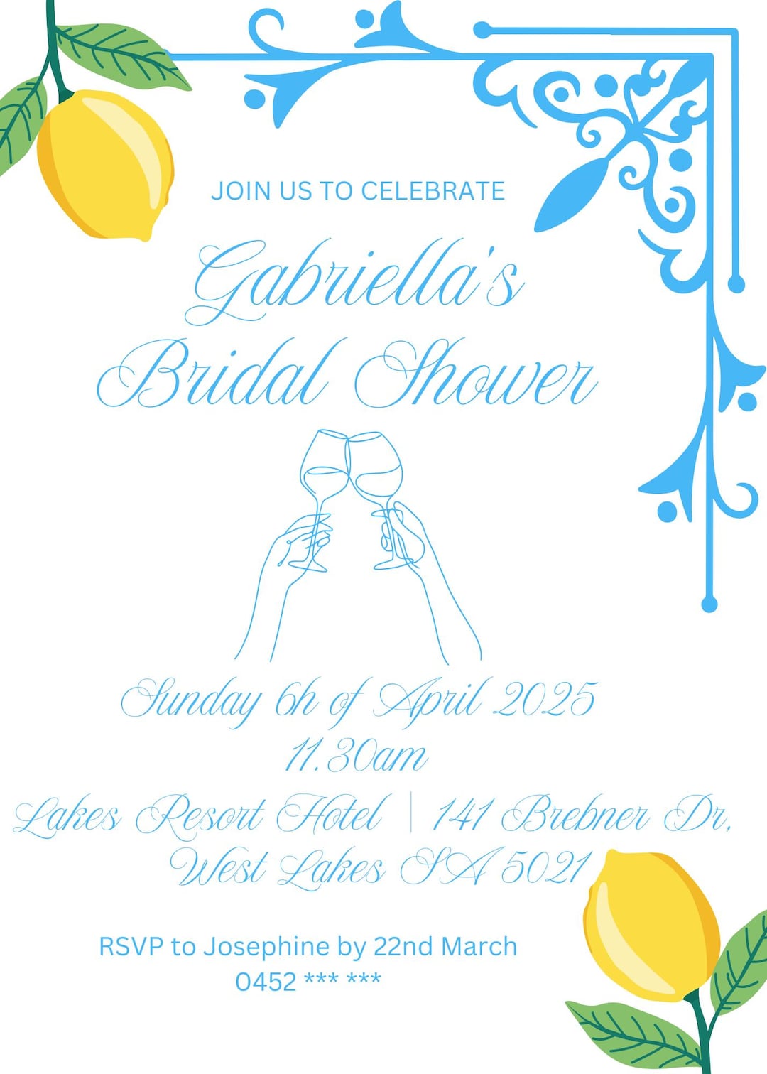 Bridal Shower Invitation, Kitchen Tea Invitation - Etsy